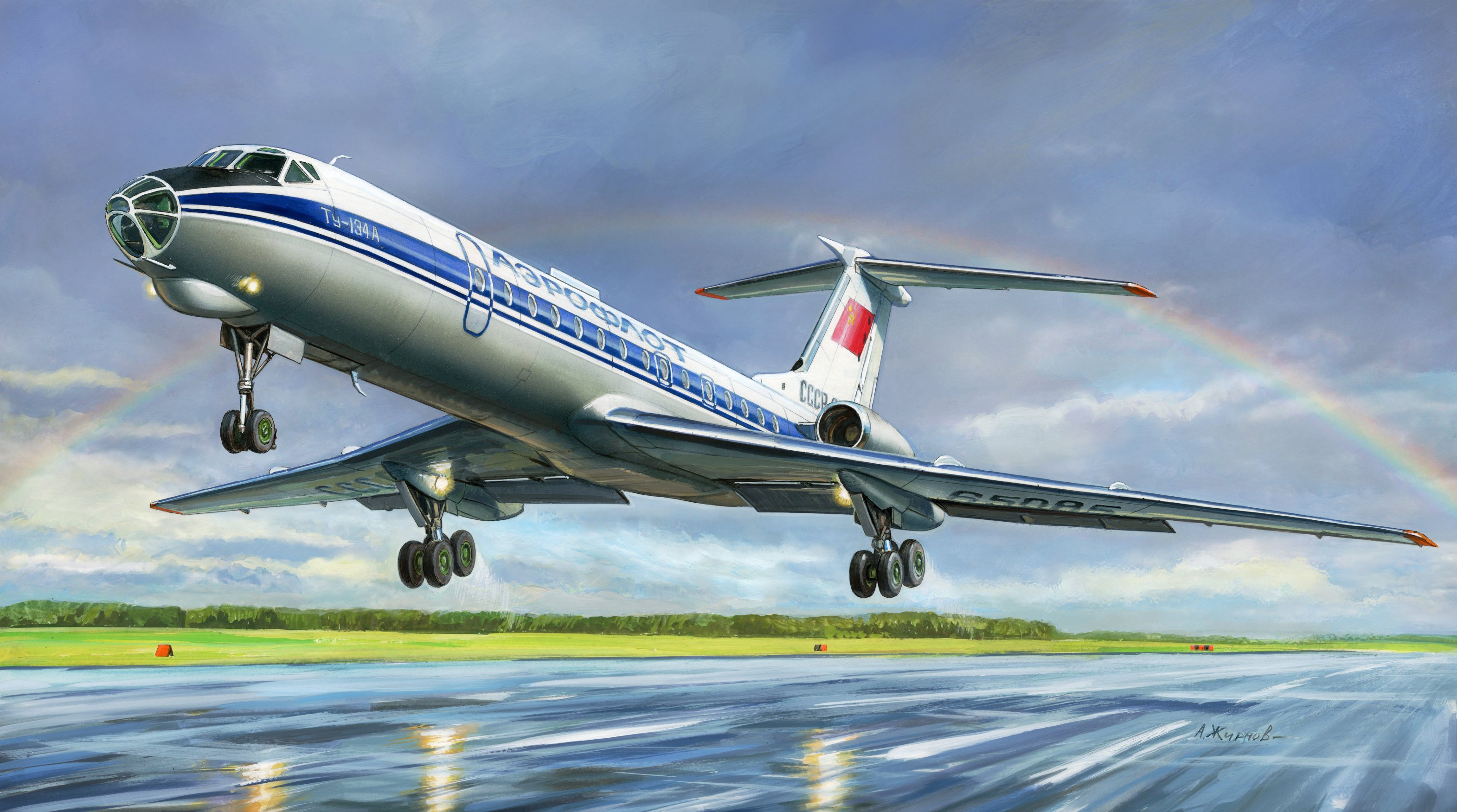 1:144 Tupolev Tu-134A/B-3